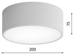 Brilagi - Stropní svítidlo CLARE 1xE27/24W/230V pr. 20 cm šedá