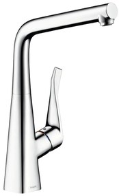 Hansgrohe Metris M71, kuchyňská páková baterie 320 1jet, instalace před okno, chromová, HAN-14823000