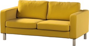 Potah na pohovku IKEA Karlstad 2-místná, nerozkládací, krátký barva žlutá látka sametová