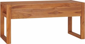 TV stolek 100 x 40 x 45 cm teakové dřevo 325272