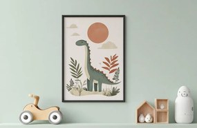 Dinosauří dobrodruh - obraz - Přátelský dinosaurus v přírodě 73 - A4 – 210 × 297 mm - 159 Kč