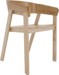Židle, masivní dřevo, přírodní, LAKERA
