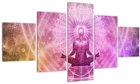 Obraz - Meditační aura (125x70 cm)