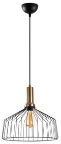OPVIQ Závěsné osvětlení DEAR černo-zlaté 34cm