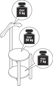 Tchibo - Němý sluha - barva: bílá