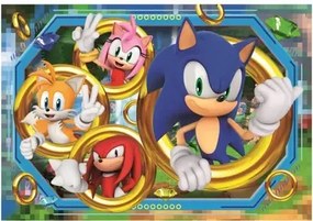 Clementoni 29796 Puzzle Ježek Sonic 180 dílků / od 7 let