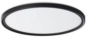 KANLUX KANLUX, AZPO stropní LED svítilna, průměr 290mm, 18,5W, IP54, černá matná, 31503
