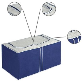 Modrý obal na povlečení JUMBO BOX, 91 x 53 x 48 cm, WENKO