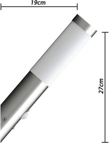 Nástěnné voděodolné svítidlo s pohybovým čidlem - 2 ks 160166