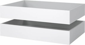 Zásuvky pro postel Simplicity - šířka 99 cm, 2 ks, bílý lesk
