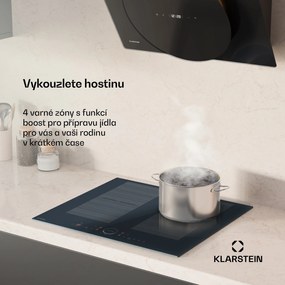 Klarstein Delicatessa 60 Flex vestavná indukční varná deska, 7000 W, Flexi zóna, Booster, Indukce