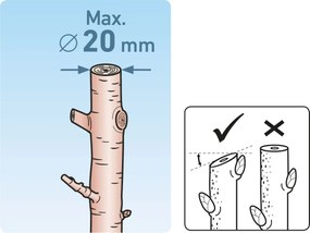 Nůžky zahradnické 215 mm Extol Premium