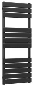Erga Classic, topné těleso 1200x450 mm, 611W, černá matná, ERG-LAV-CLAS-120450-BK