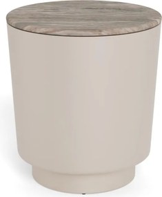 ACTONA Konferenční stolek CANGAS šedý ⌀45 cm