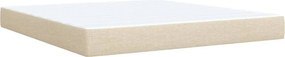 Box spring postel s matrací krémová 180x200 cm textil 3290572