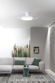 FAN LED-CONDOR-BCO Stropní svítidlo Condor bílý LED ventilátor 40 W, 4050 lm, CCT stmívatelné s RGB, digitální ovládání s RF dálkovým ovladačem, 24 - FANEUROPE