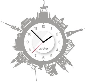 Clocker Nalepovací hodiny Prague Barva ciferníku: Černá