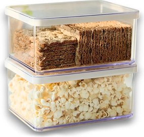 Dóza na potraviny 2,3l Rotho Loft - EXTRA, bílá
