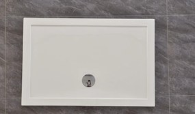 Erga Laos, obdélníková sprchová vanička 120x80x5cm, akrylát, bílá lesklá, ERG-V06-ACR-8012S-WH-CR