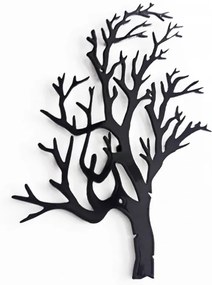 Walenty Kovový věšák na oblečení strom XXL 60x30x2cm černý