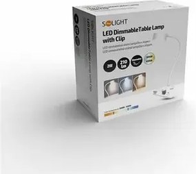 Solight WO3001-W LED stolní nabíjecí lampička bílá / 2W / 210lm / 3CCT