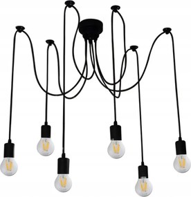 Závěsná Lampa Retro & Loft E27 Led Pavouk