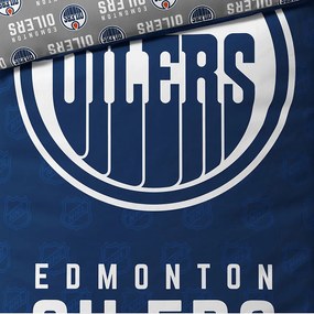 Hokejové povlečení NHL Edmonton Oilers Shields Velikost: 135x200 + 80x80 cm