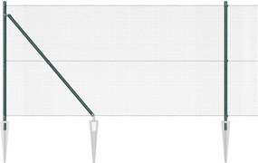 Svařované drátěné ploty s hroty 25 x 1 m Ocel potažená PVC 3352080