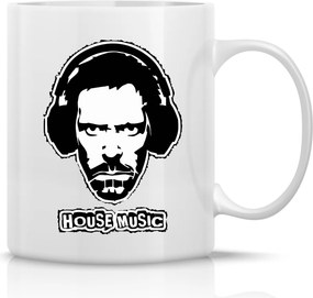 DR. HOUSE - klasický bílý keramický hrníček 300 ml