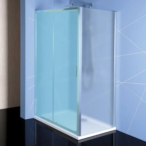 Polysan, EASY LINE sprchová boční stěna 700mm, sklo BRICK, EL3138