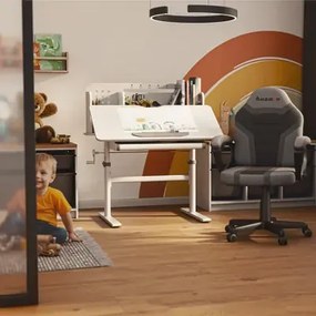 Mark Adler Study 5.0 šedá / Dětský nastavitelný psací stůl / pro děti