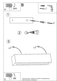 Sollux Lighting Nástěnné keramické svítidlo VEGA