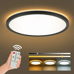 Brilagi - LED Stmívatelné svítidlo ULTRA SLIM LED/24W/230V pr. 42 cm černá + DO