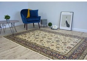 koberec WINDSOR 22933 JACQUARD slonová kost vzor rámu velikost 120x170 cm | krásné koberce cz