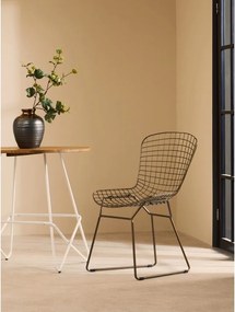Kovová jídelní židle v bronzové barvě District – Premier Housewares
