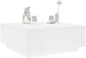 Konferenční stolek bílý 100 x 100 x 40 cm kompozitní dřevo 3284049