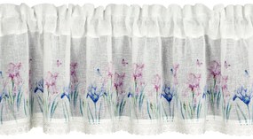KRÁTKÁ ZÁCLONA NA PÁSCE DOLOREZ 150X30 CM KVĚTY