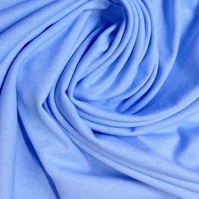 Bavlněné prostěradlo 140x70 cm - světle modré