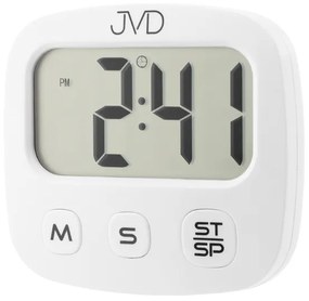 Bílá moderní digitální minutka JVD DM8208