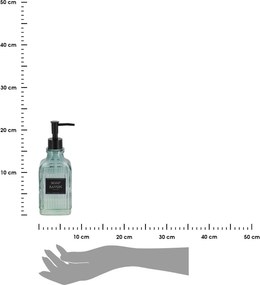 Dávkovač mýdla Savon, modrá/s černými prvky, 500 ml