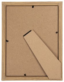 Hnědý dřevěný fotorámeček Snibbelhoek S – na fotografii o průměru 10x15 cm
