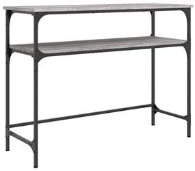vidaXL Konzolový stolek šedý sonoma 100x35,5x75 cm kompozitní dřevo
