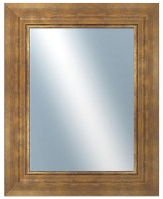 DANTIK - Zarámované zrcadlo - rozměr s rámem cca 40x50 cm z lišty TRITON široký zlatý (2952)