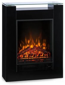 Klarstein Studio 5, elektrický krb, teplovzdušný ventilátor, 900/1800 W, dálkové ovládání, černý