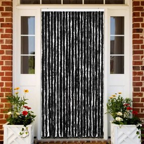 Závěs proti hmyzu antracitový 90 x 200 cm Chenille 315142
