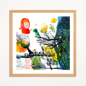 Petra Lemonnier | Karkulka Rám: Černý, Velikost: 40 x 40 cm