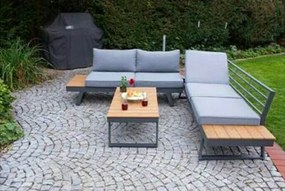Doppler LIVORNO LOUNGE set - rohová zahradní souprava - Rozbalené zboží (N638)