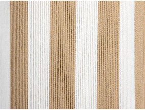 Bílá/v přírodní barvě provazová stolní lampa (výška 58 cm) Vienna Stripes – Leitmotiv