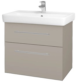 Dřevojas Koupelnová skříň Q MAX SZZ2 70 Varianta: N01 Bílá lesk / Úchytka T01 / N06 Lava