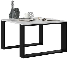 TP Living Konferenční stolek LAWA bílý / černý